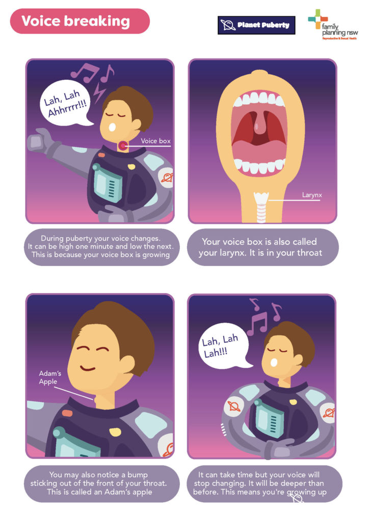 Voice breaking - Planet Puberty